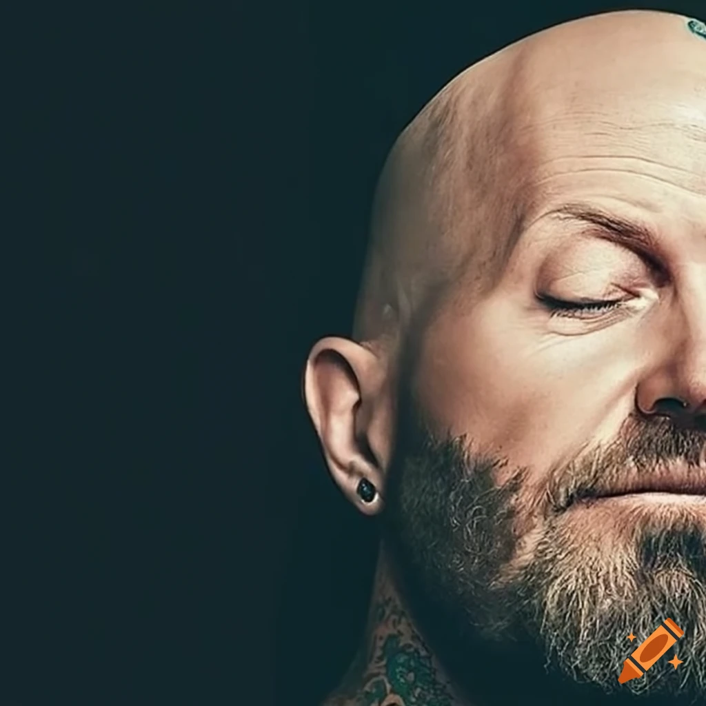 Fred durst meditating in a peaceful garden on Craiyon