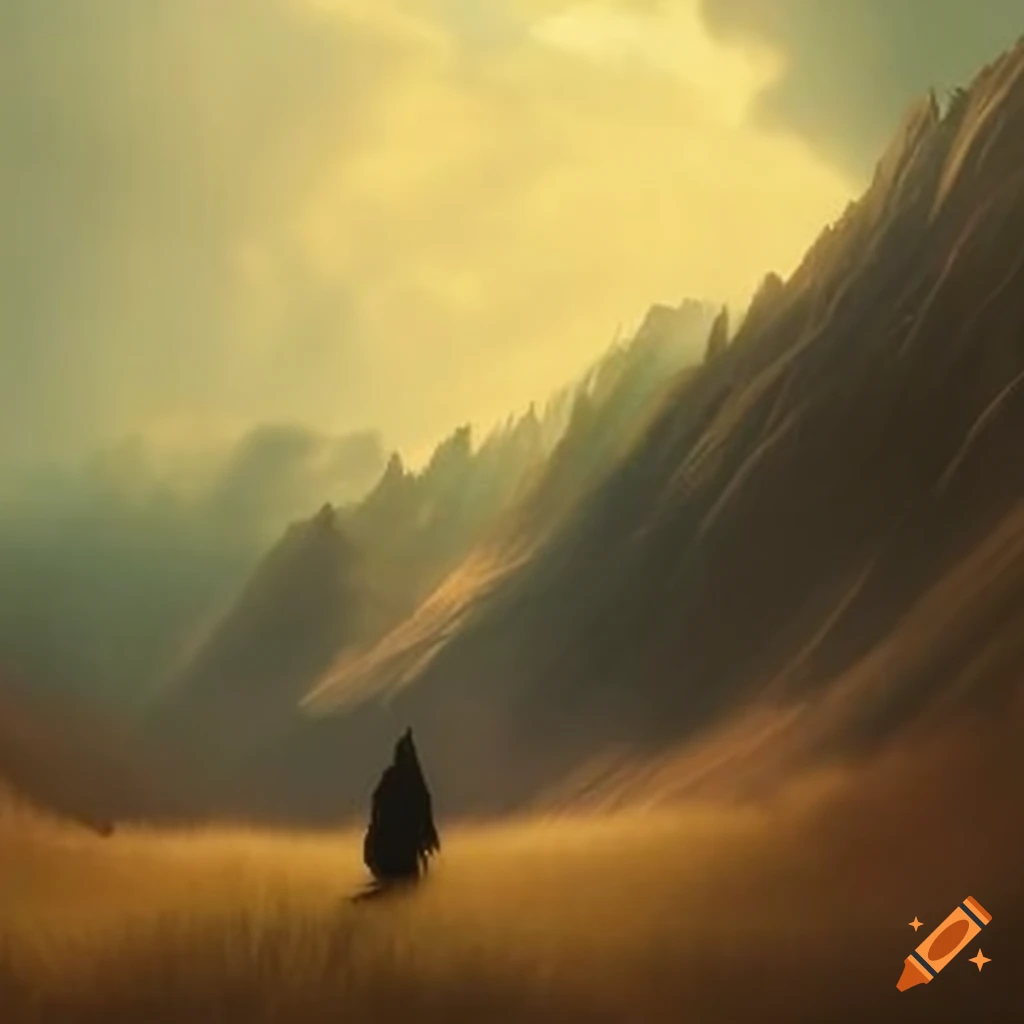 Fear-inducing landscape view on Craiyon