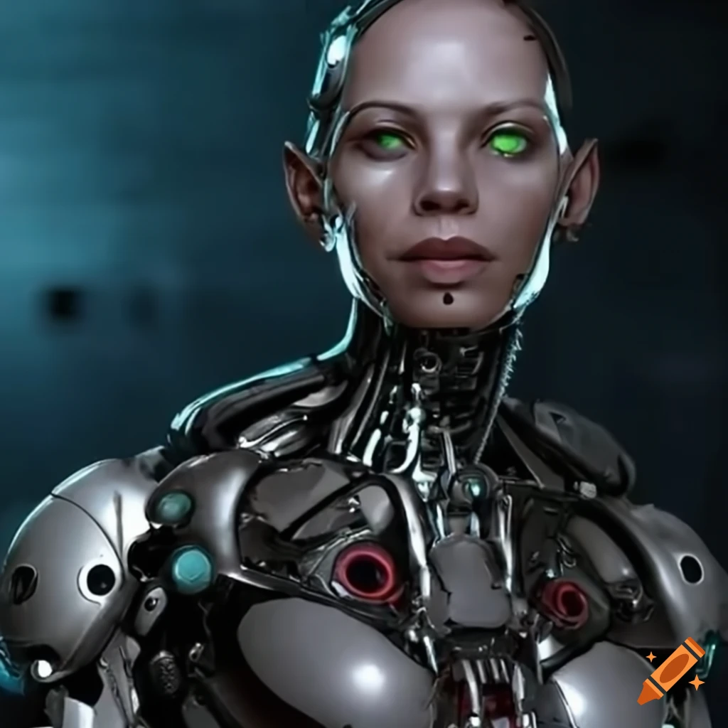 Cyborg futuristic concept on Craiyon