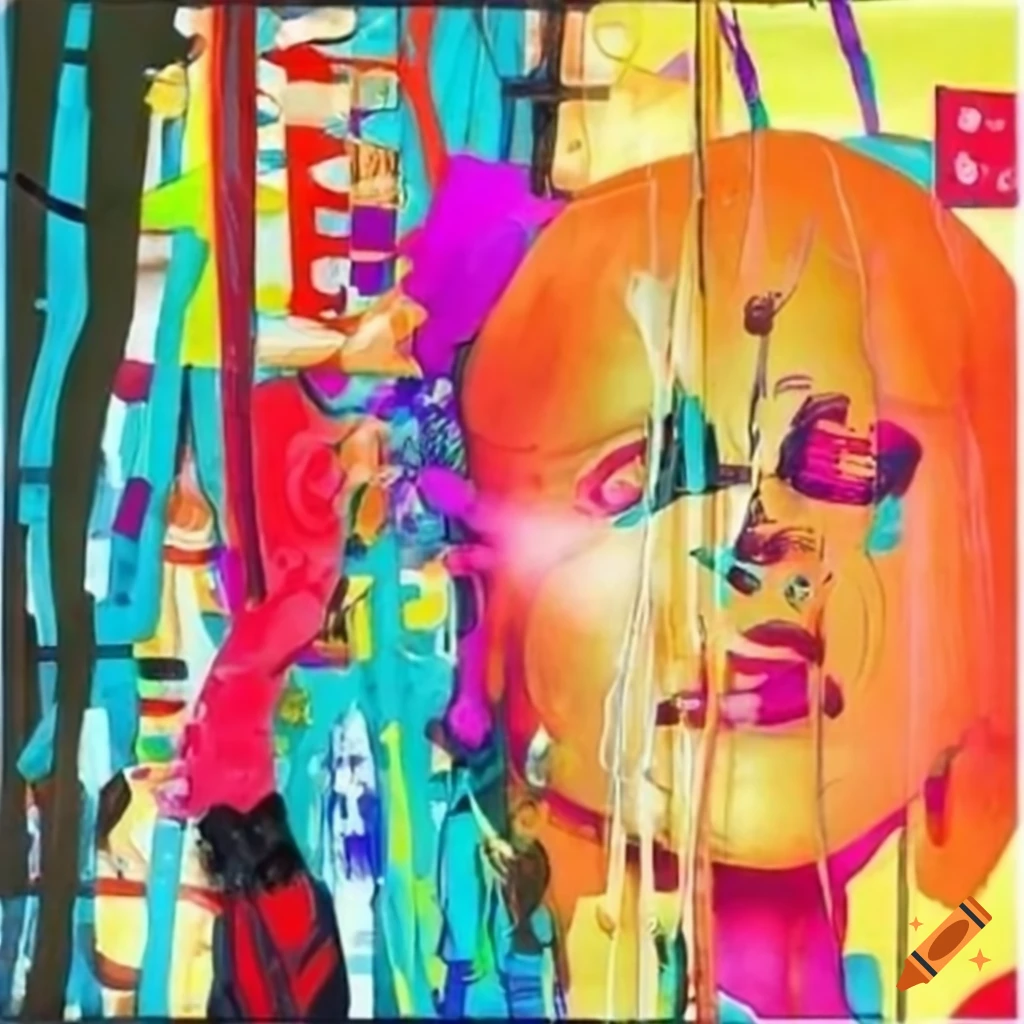 Neo-dada artistic representation on Craiyon