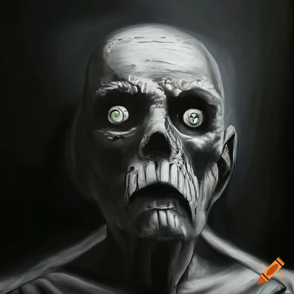 Horror fantasy world map on Craiyon