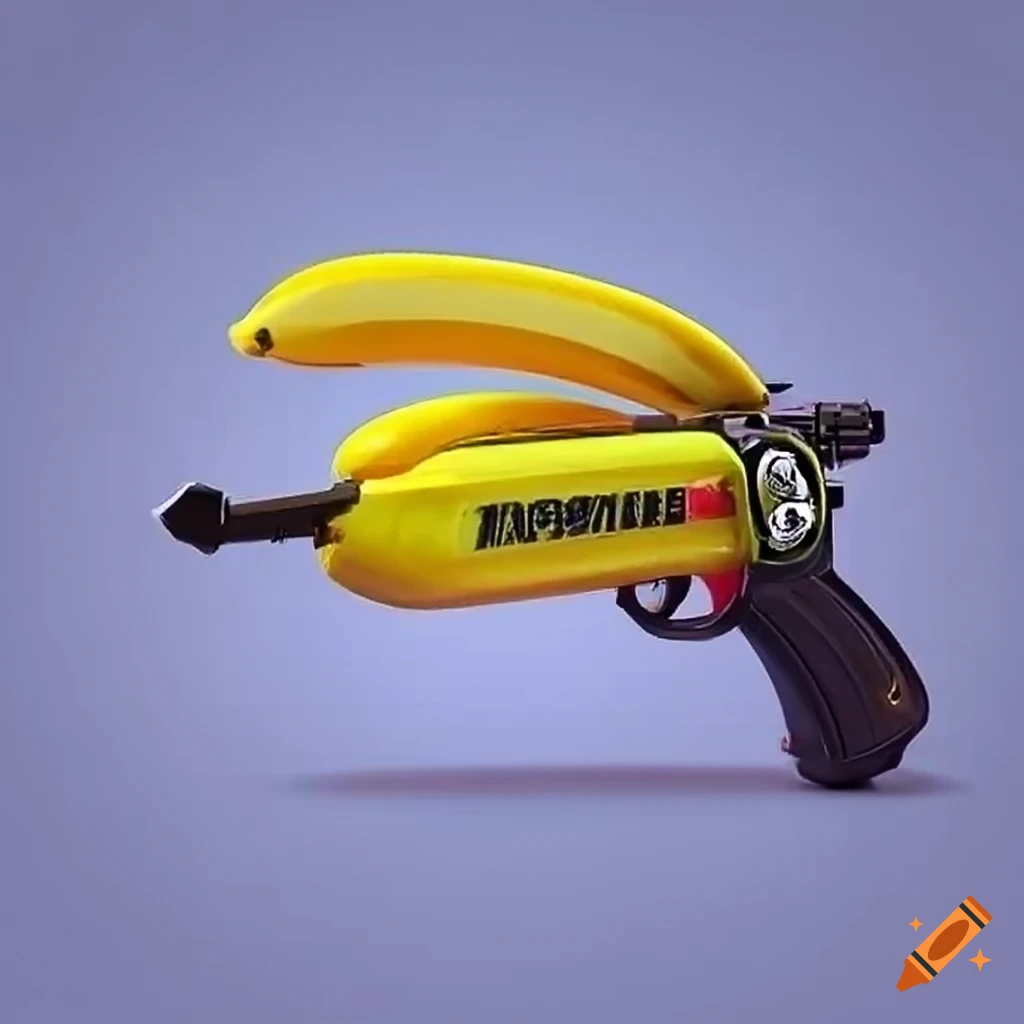 Banana gun gadget on Craiyon