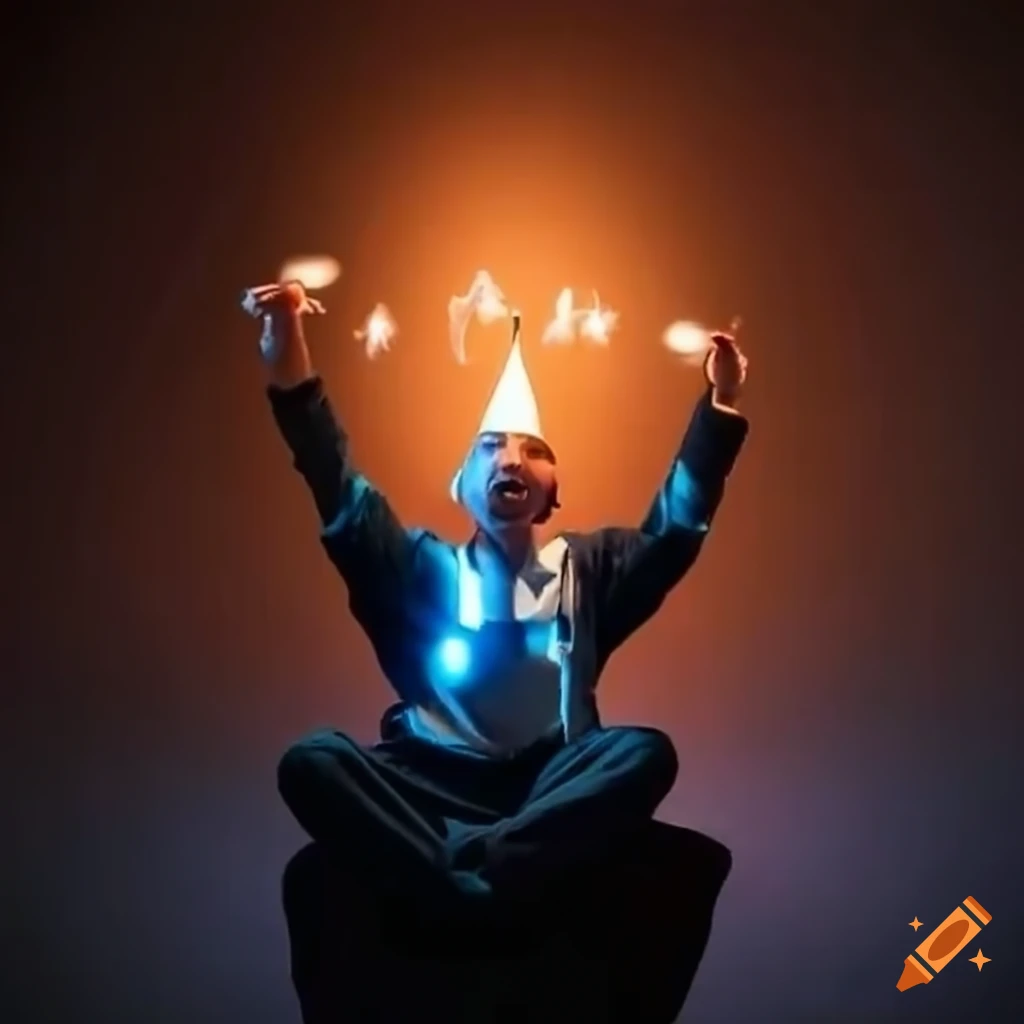 Man celebrating birthday surrounded by drones on Craiyon