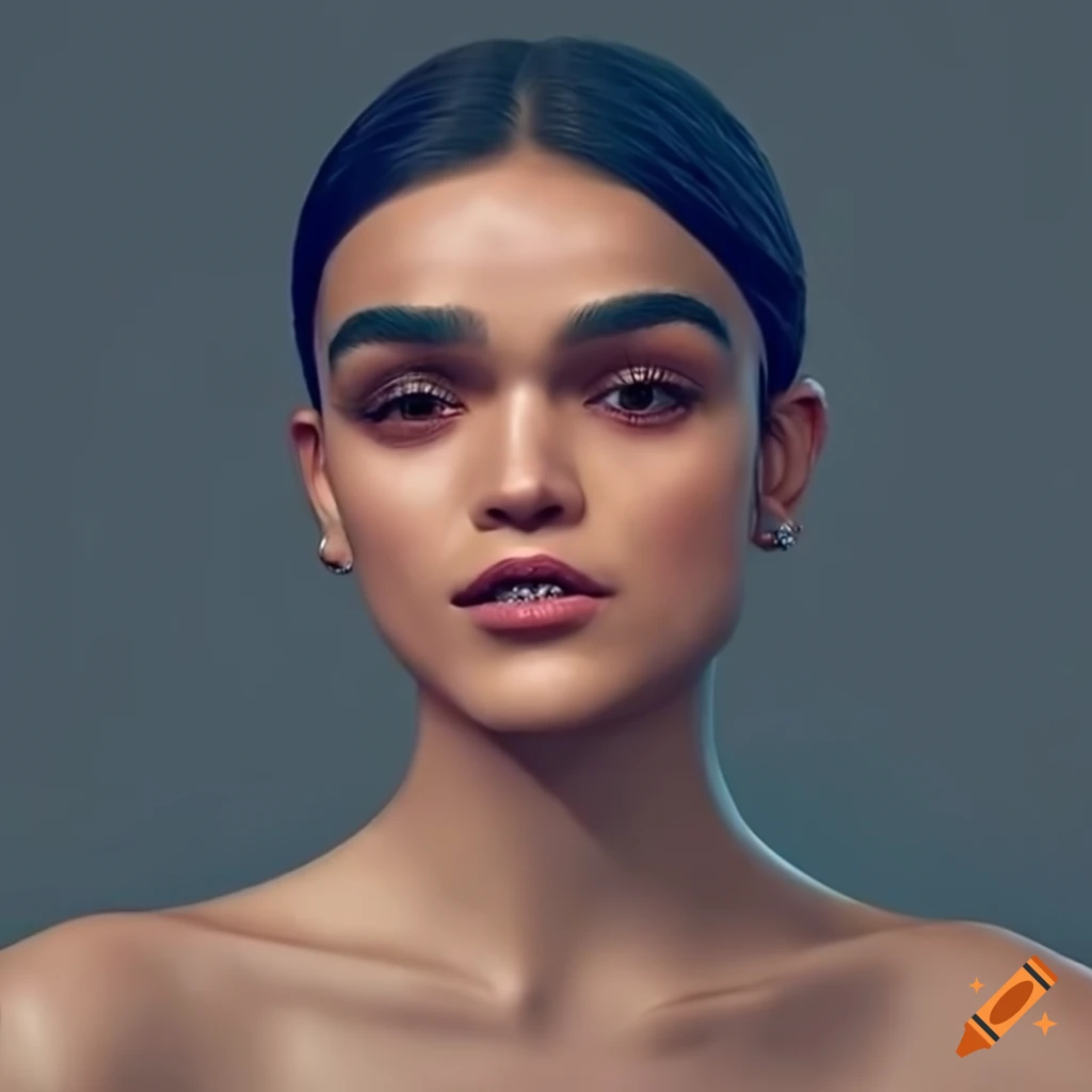 Highly detailed portrait of Rachel Zegler in ultra-realistic artistic style on Craiyon