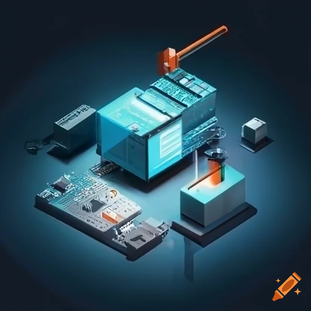 Sophisticated industrial automation system with user interface and ...