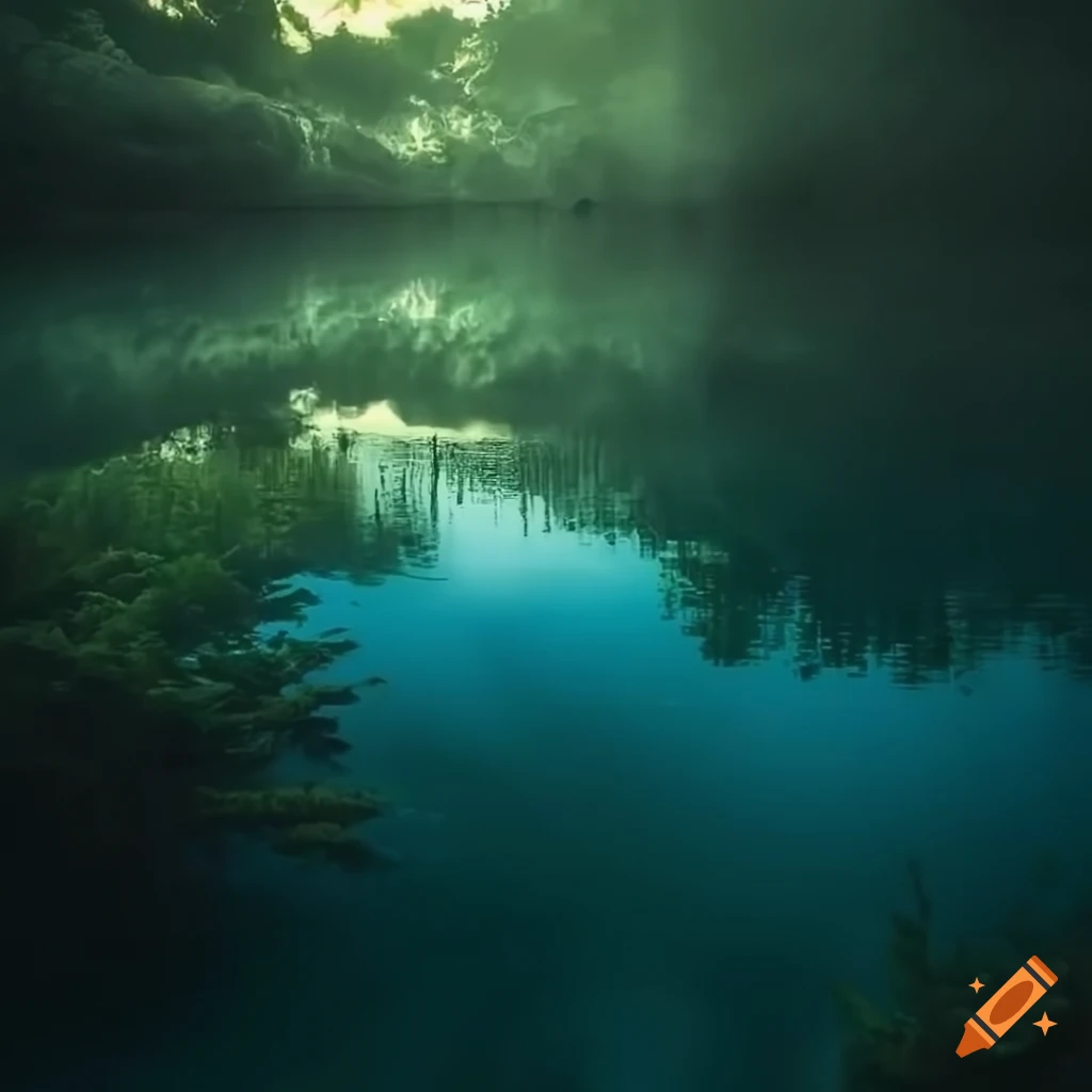 Calm nature scene on Craiyon