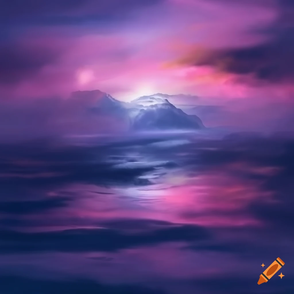 Fantasy sky scene on Craiyon