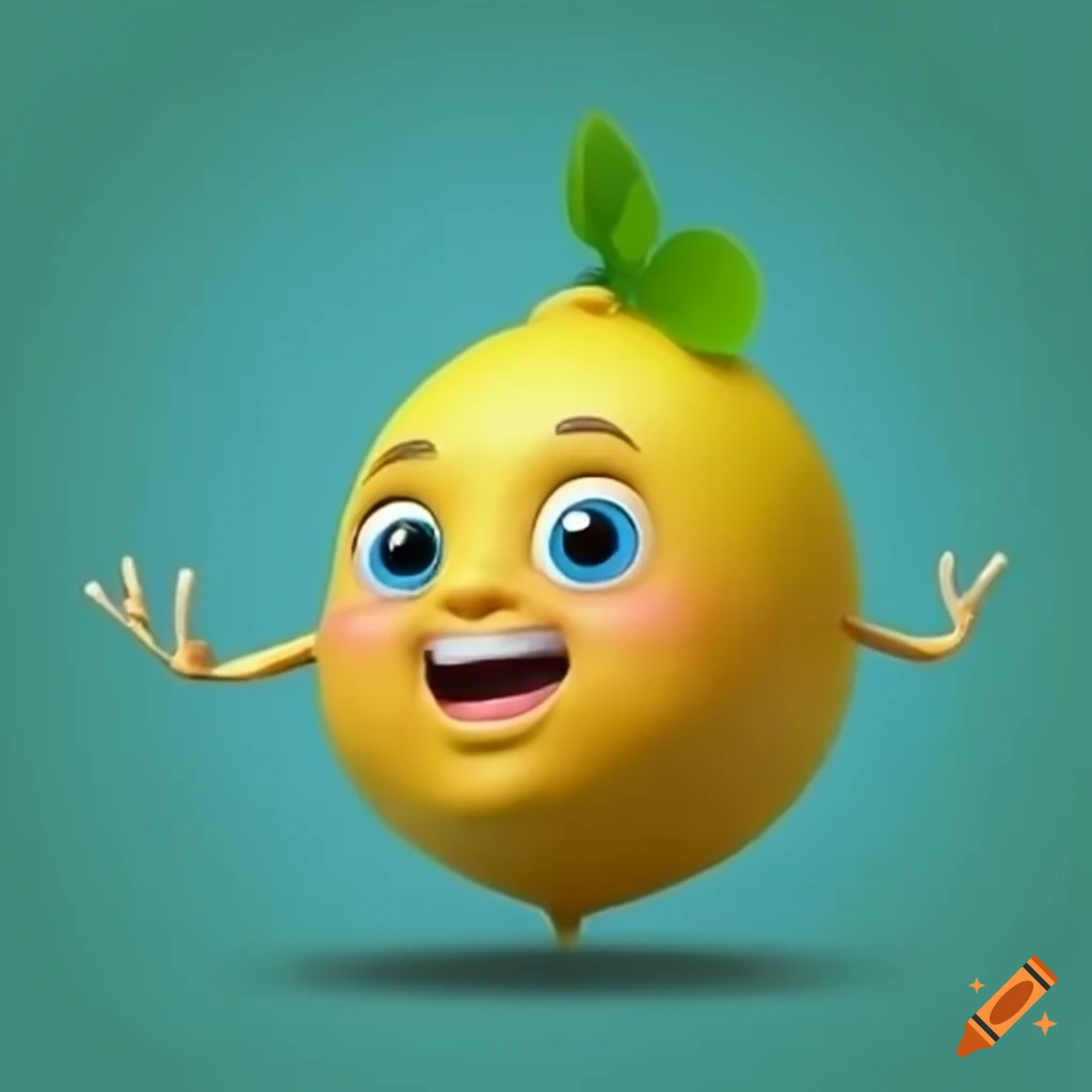 Lemon animation character on Craiyon