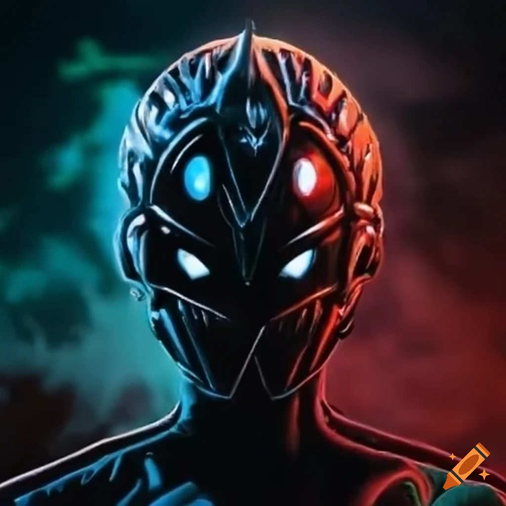 Power rangers cthulhu inspired artwork on Craiyon