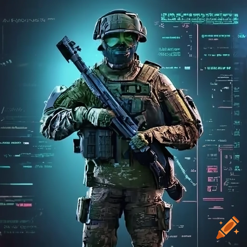 Cyber warfare multi range on Craiyon