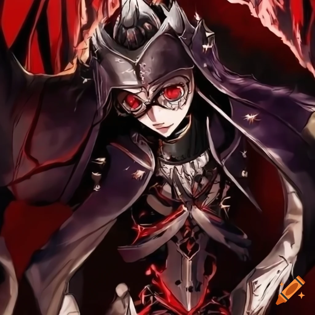 Anime characters in military attire with magical and demonic elements ...