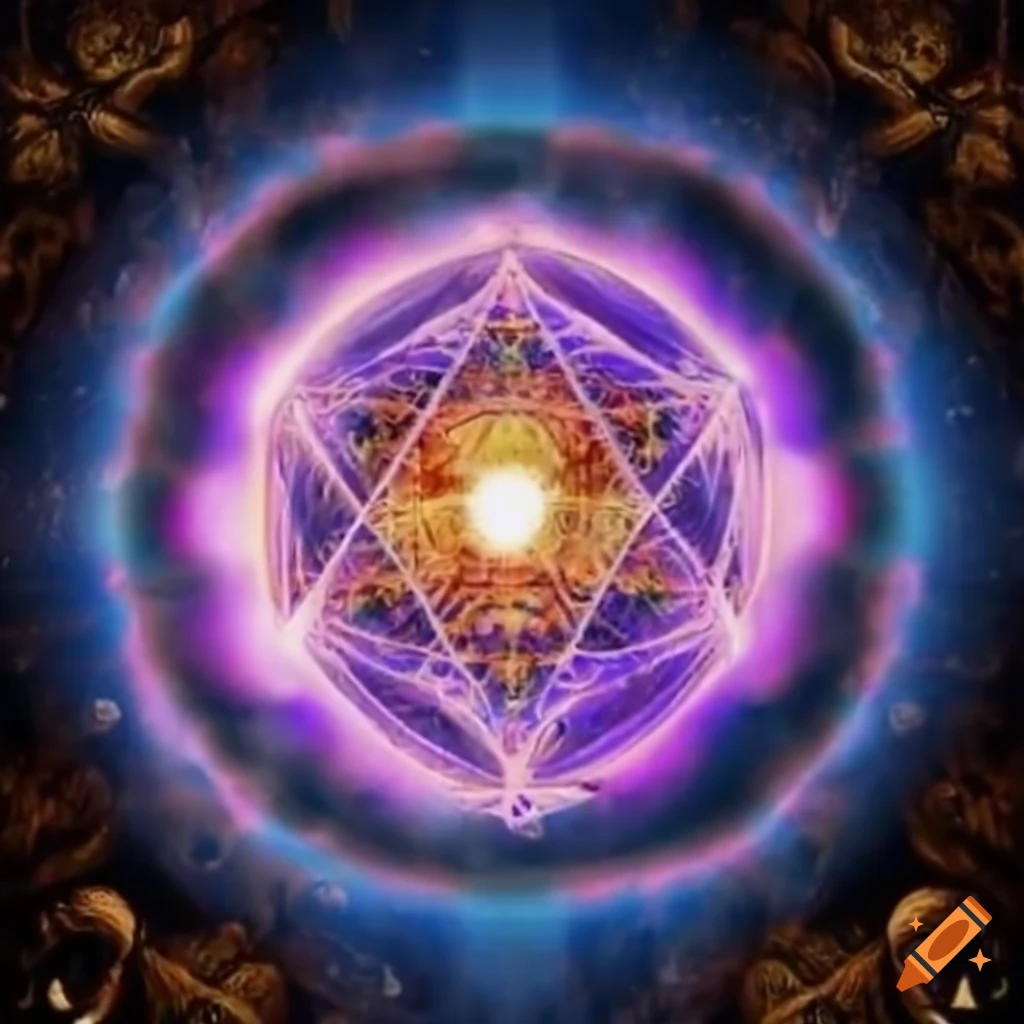 Star of david symbolizing creation, initiation, and completion on Craiyon