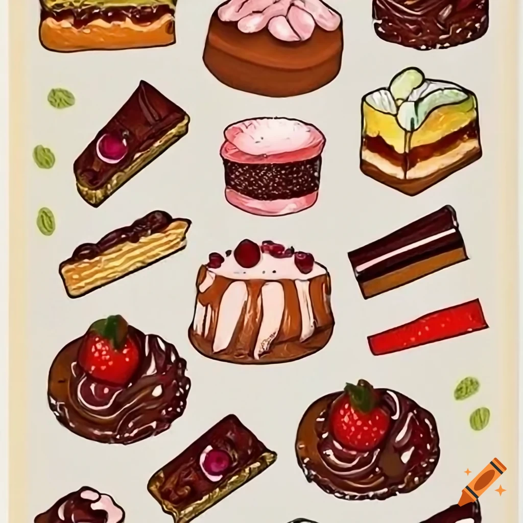 Healthy Treats: 50 Delicious Dessert Recipes book cover on Craiyon