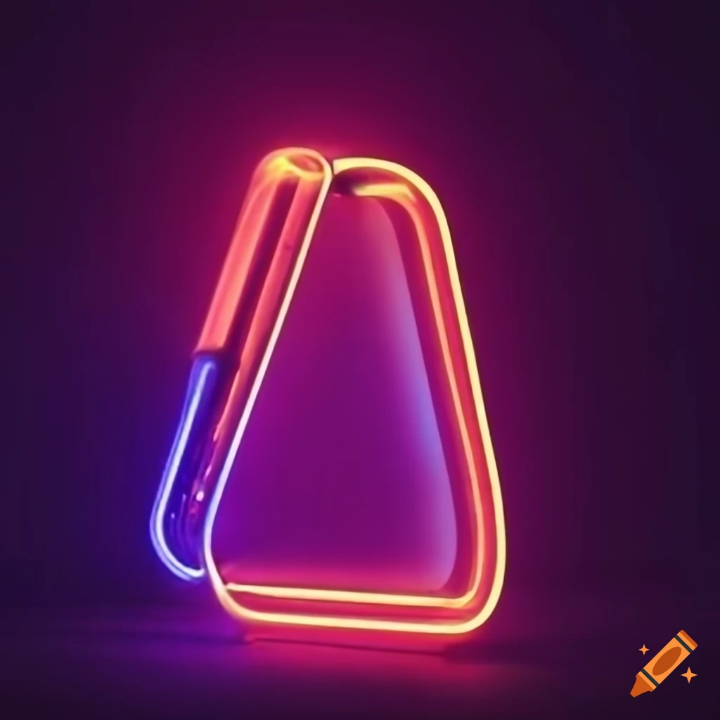 Retro neon lights on Craiyon