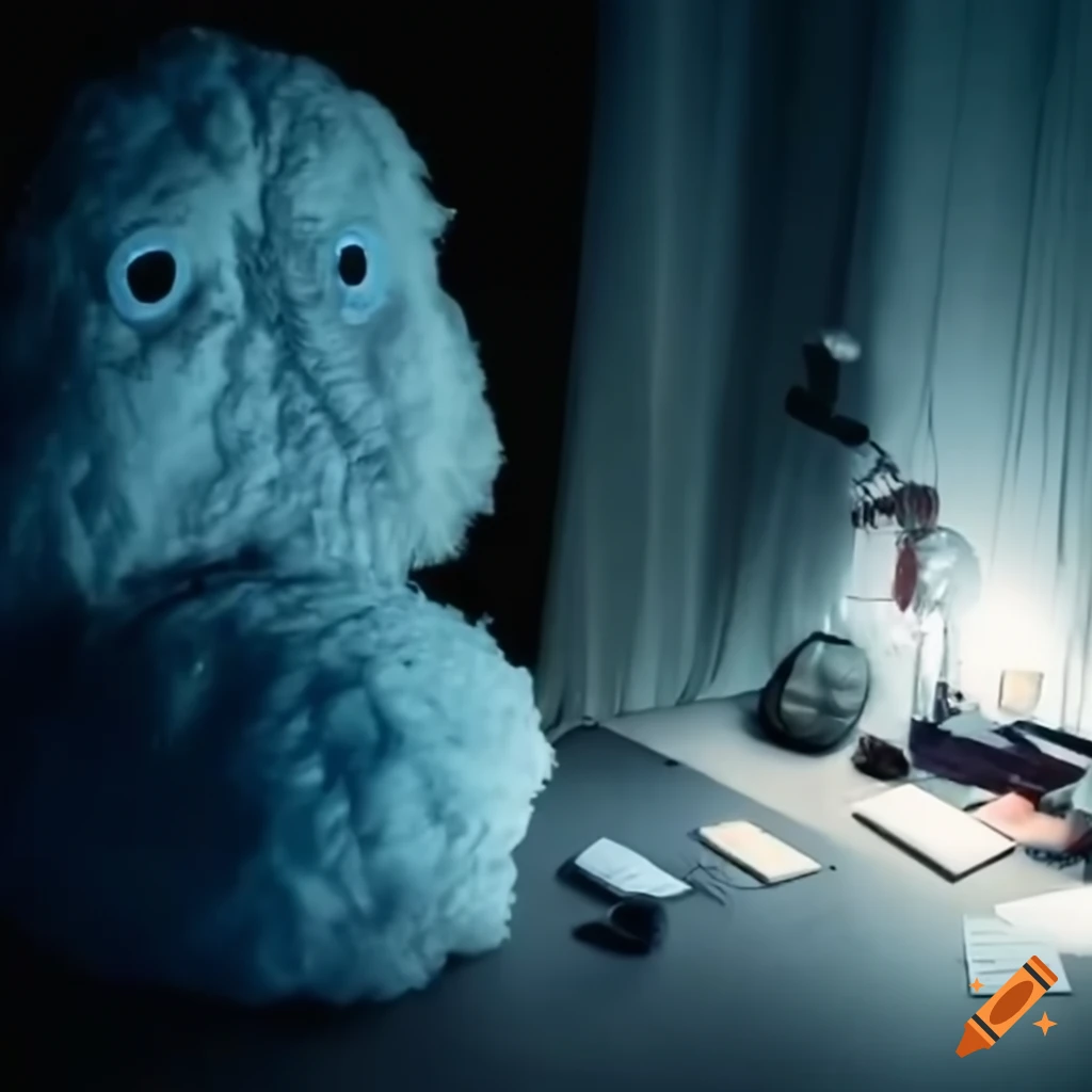 Scientists in a lab speculating about 'the bloop' phenomenon on Craiyon