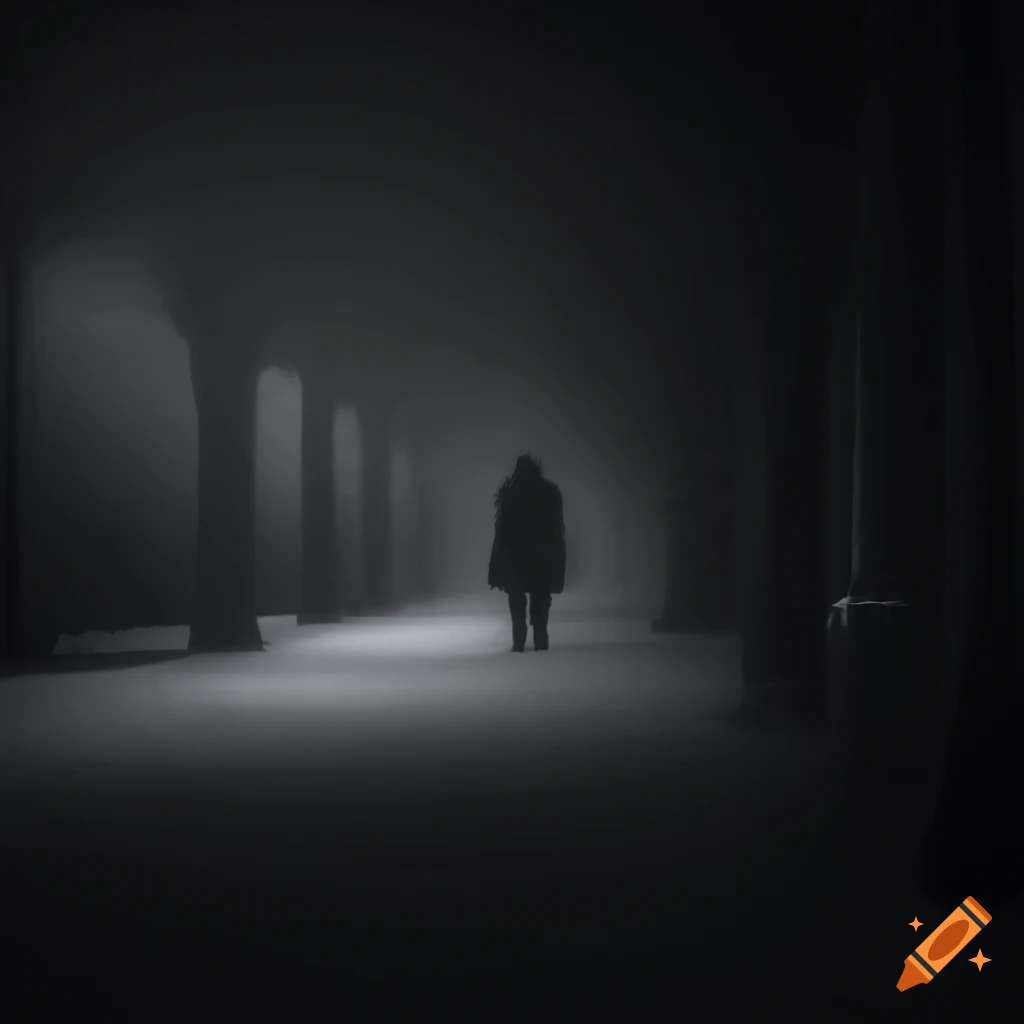 Abstract depiction of nothingness on Craiyon