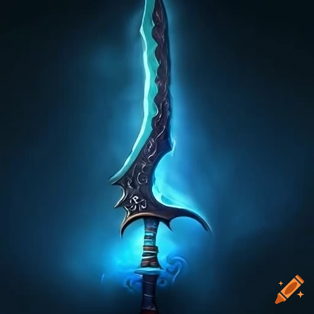 Mythic wave sword on Craiyon