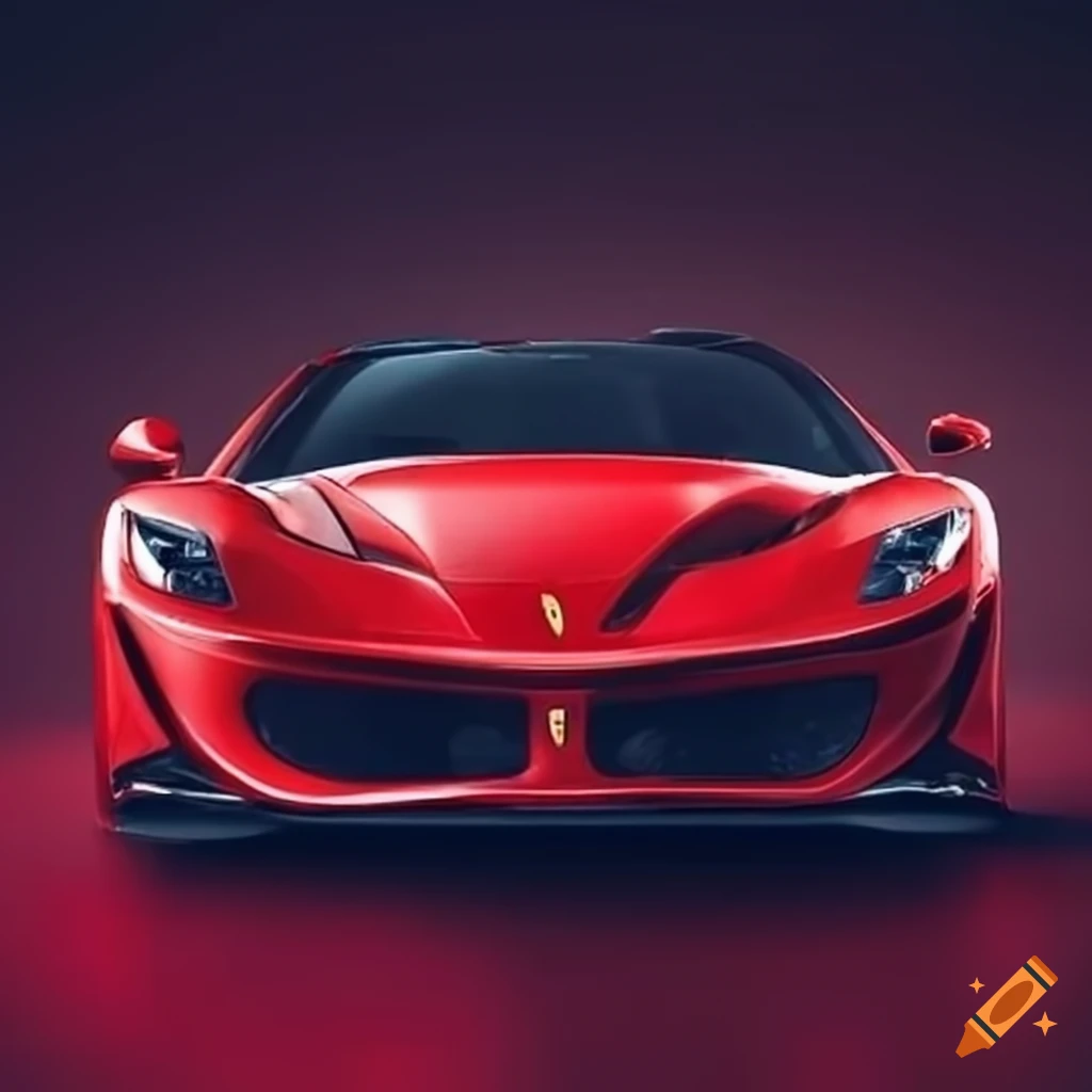 Ferrari car on Craiyon