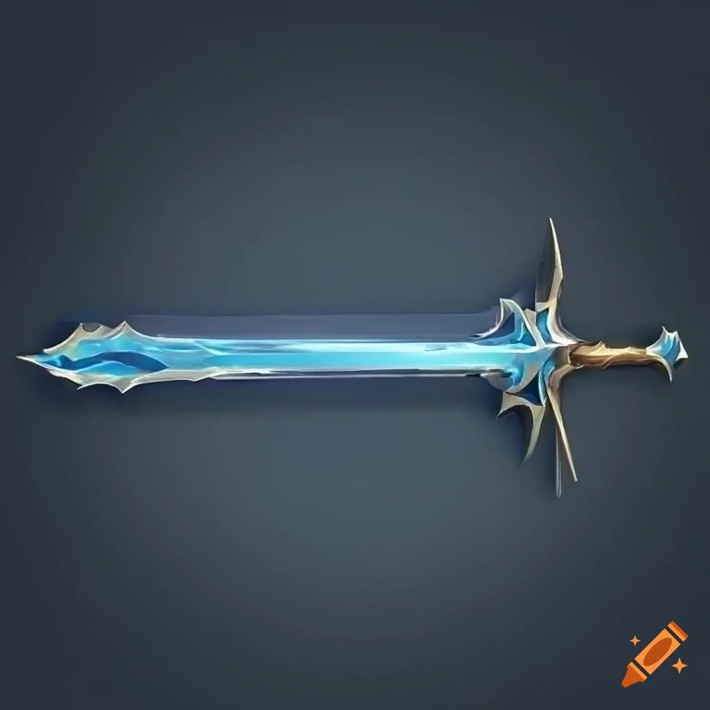 Epic magic longsword on Craiyon