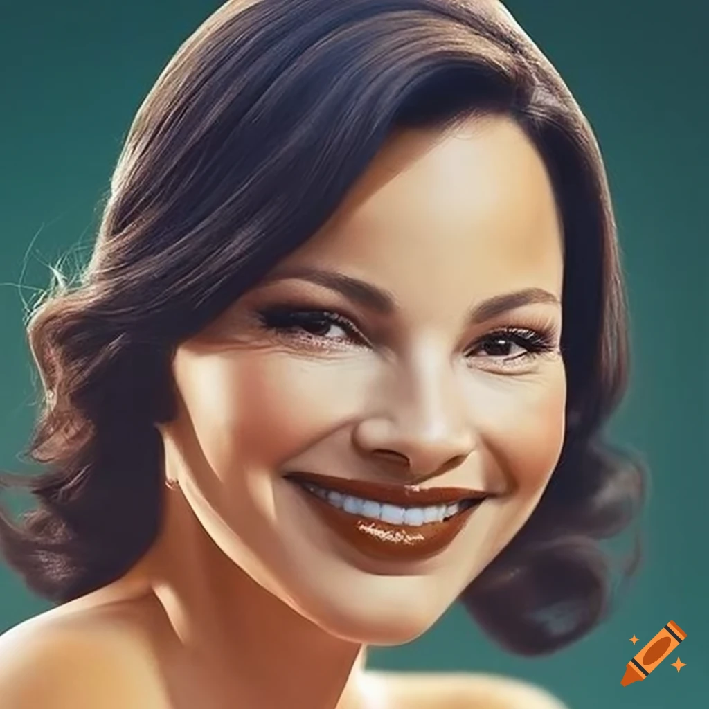 Artistic rendering of Fran Drescher with ultra-realistic lifelike ...
