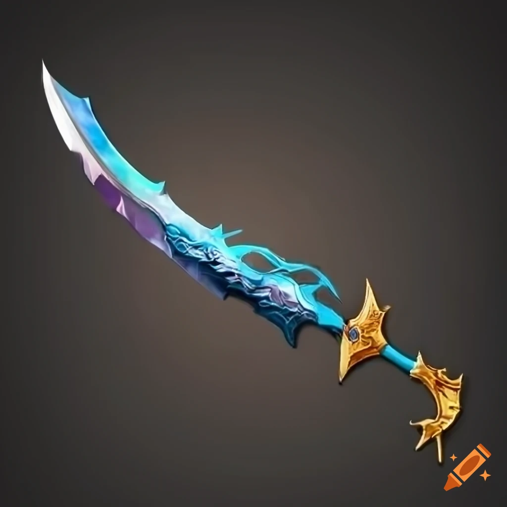 Mythic wave sword on Craiyon