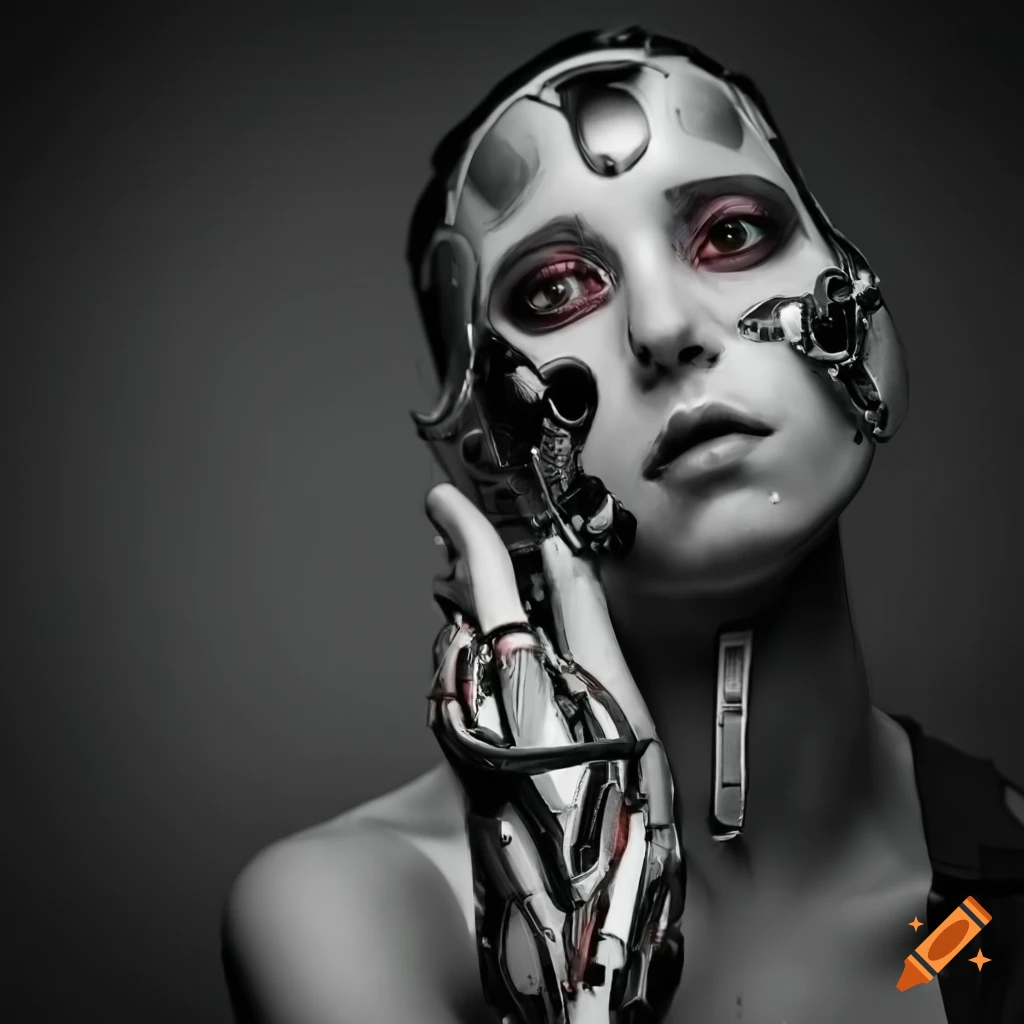 Cyborg concept design on Craiyon