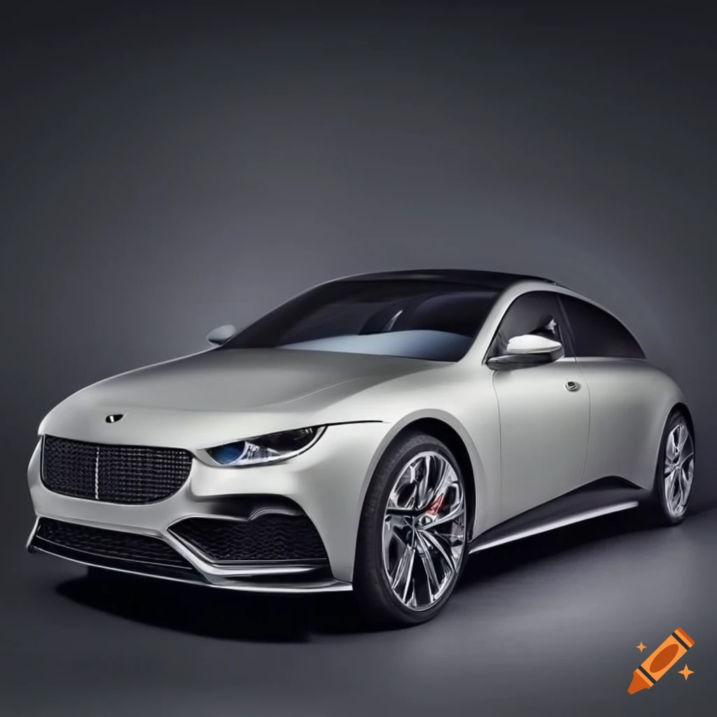 Sleek and stylish car in a design studio for professionals and ...