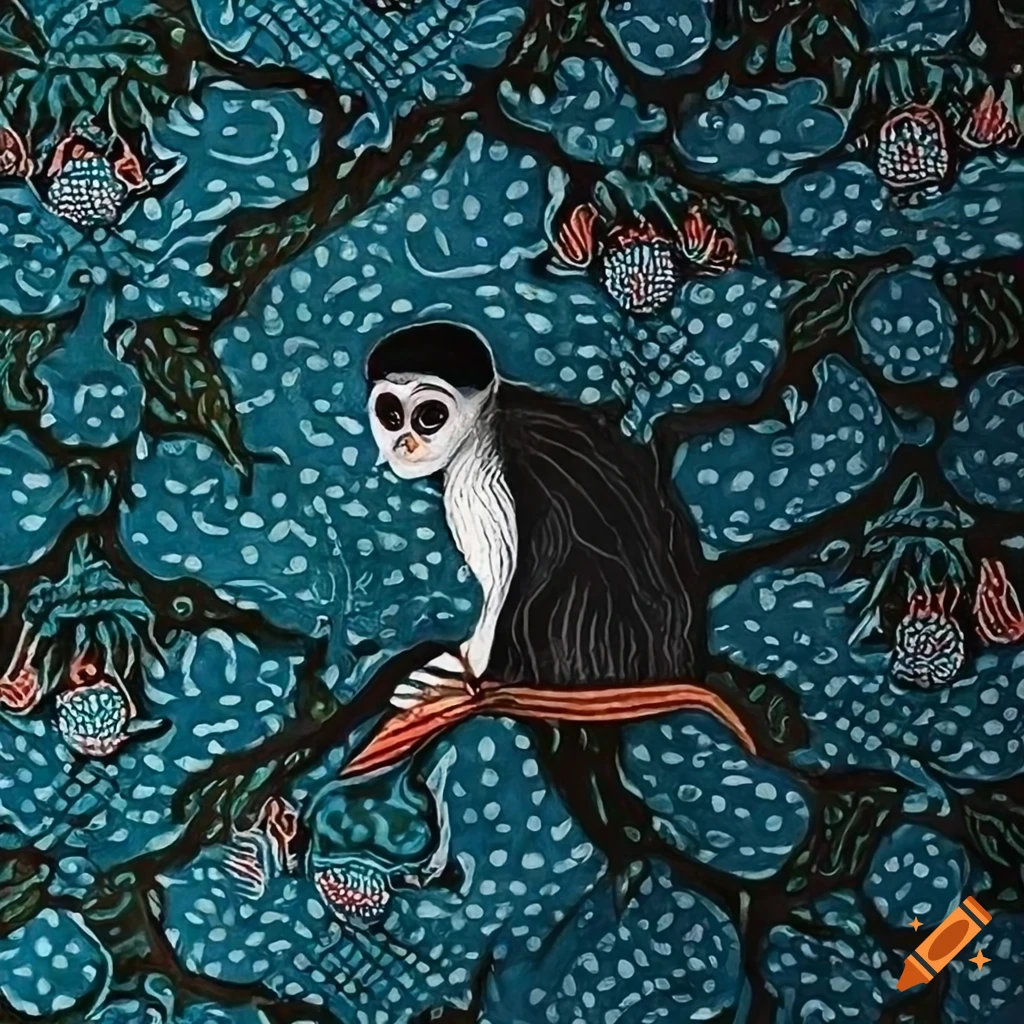 Batik Design Monkey Monkeybrush Designs