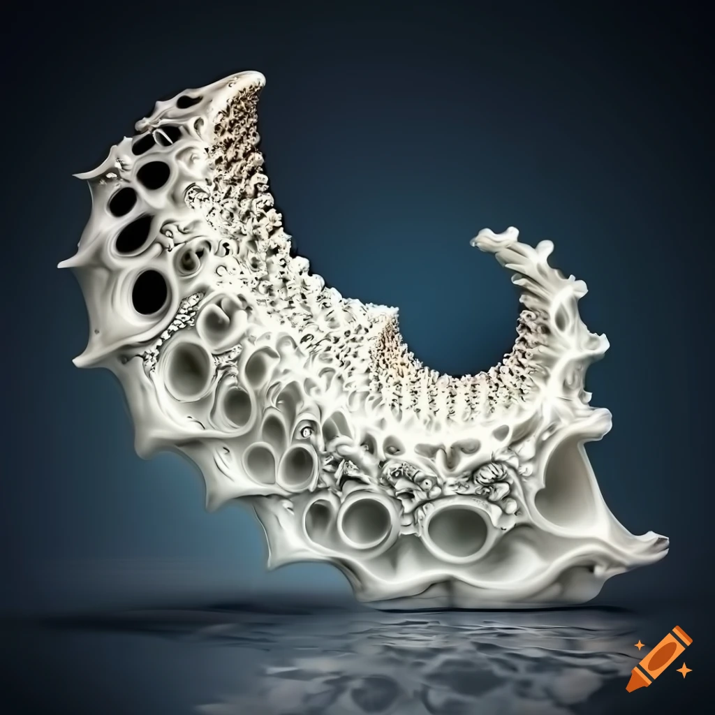 Shiny porcelain 4K ultra HD sculpture with intricate details on Craiyon