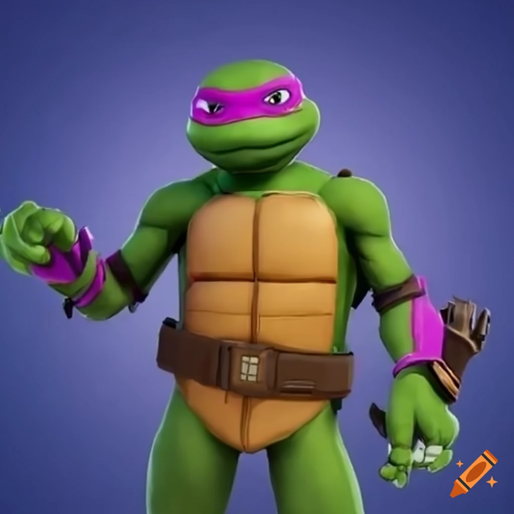 Fortnite characters as ninja turtles on Craiyon