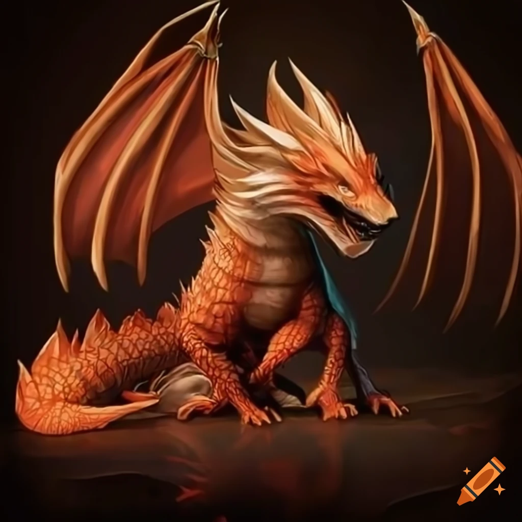 Fox dragon on Craiyon