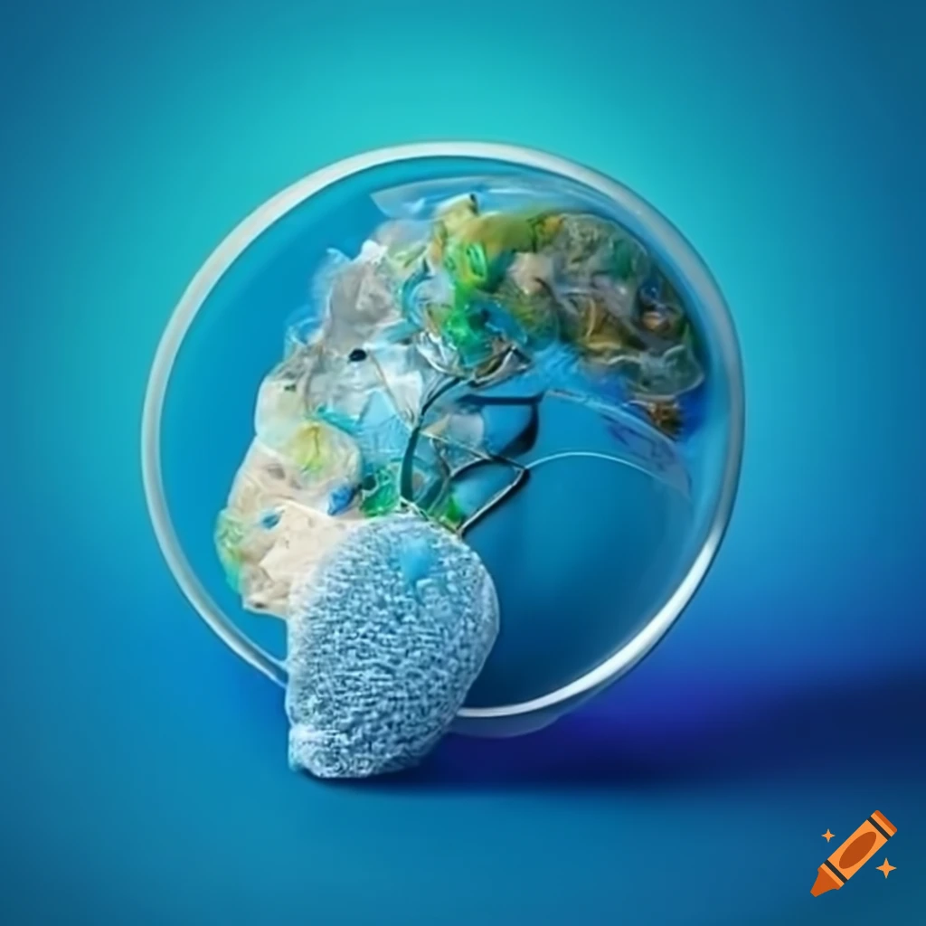 Psa for plastic pollution on Craiyon