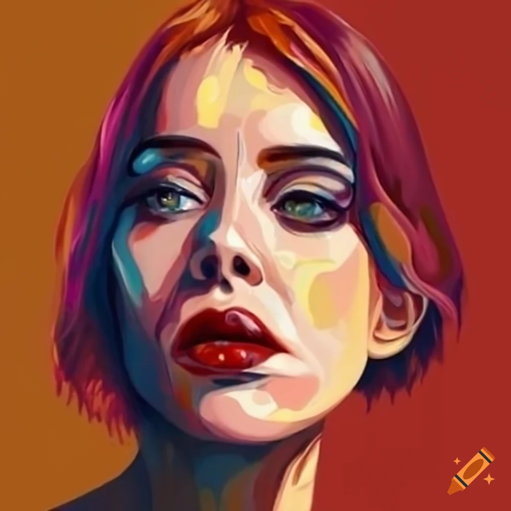 Intense gaze on Craiyon