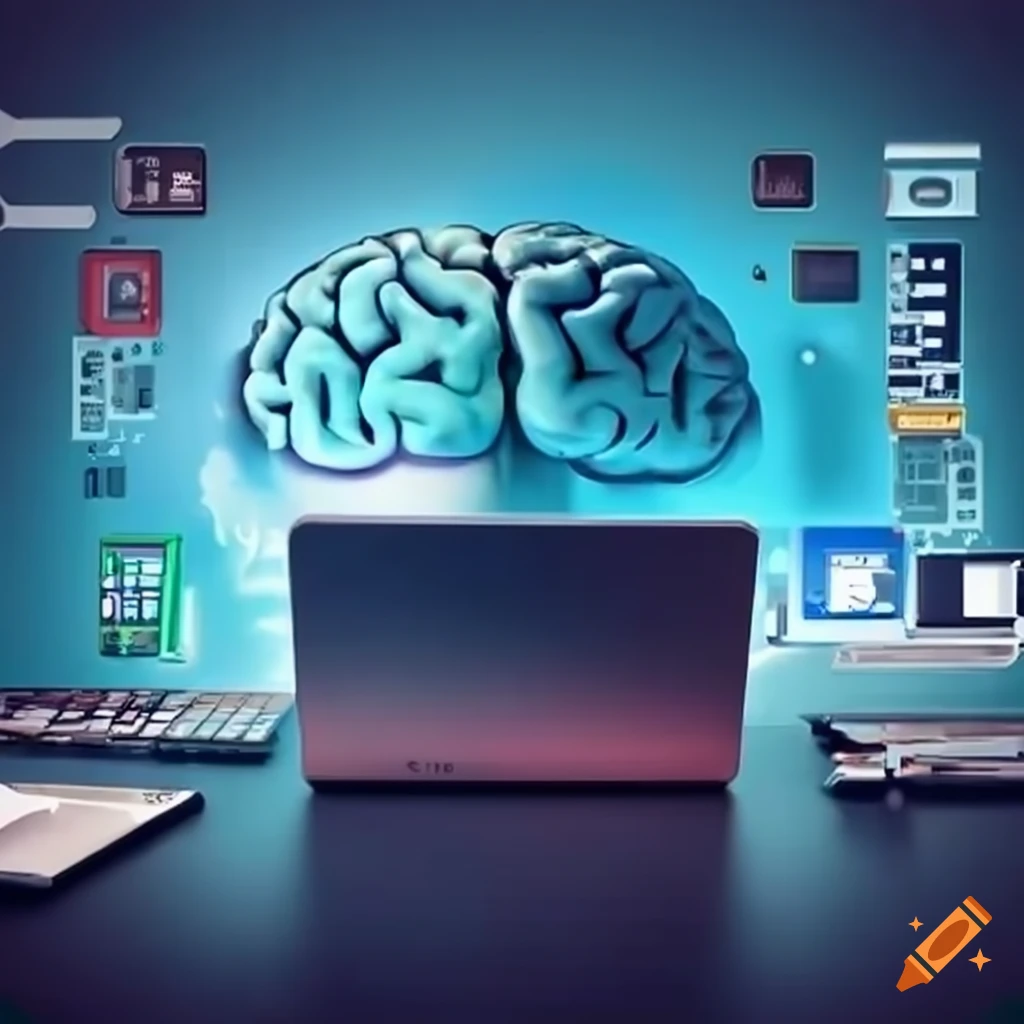 Professional software engineering laptop displaying code transformation ...