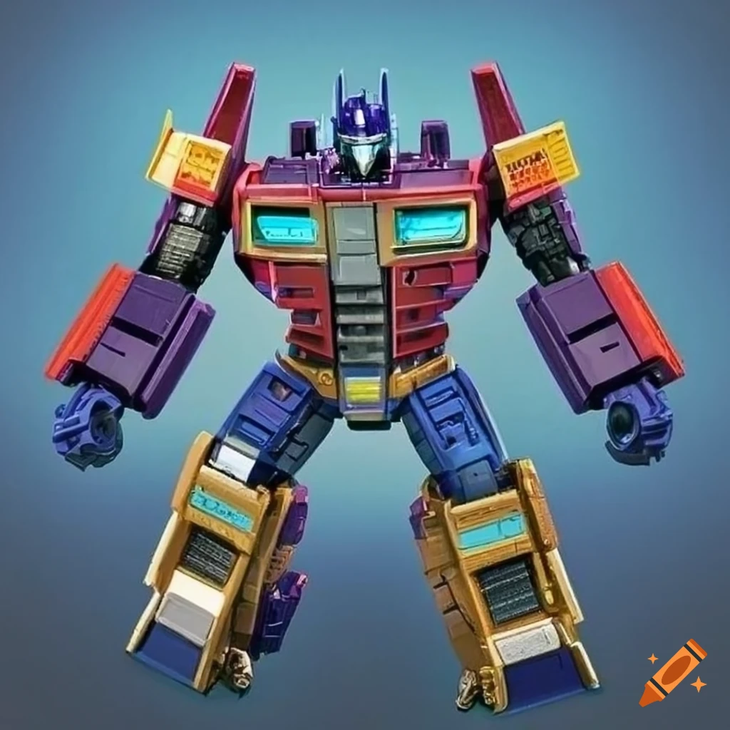 Transformers leader optimus prime with a small boy on Craiyon