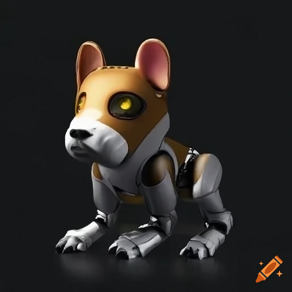 Dog robot on Craiyon