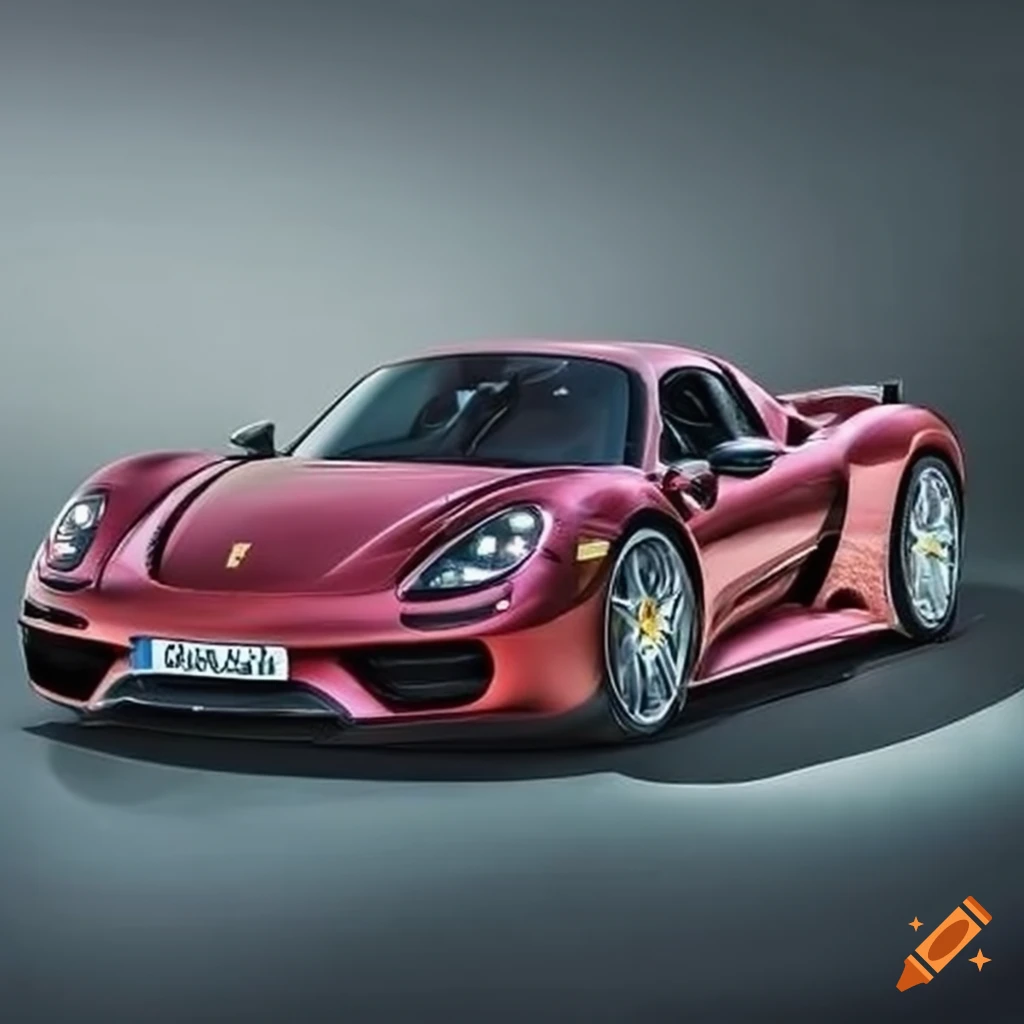 Combination of Porsche 918 and Ferrari 430 on Craiyon