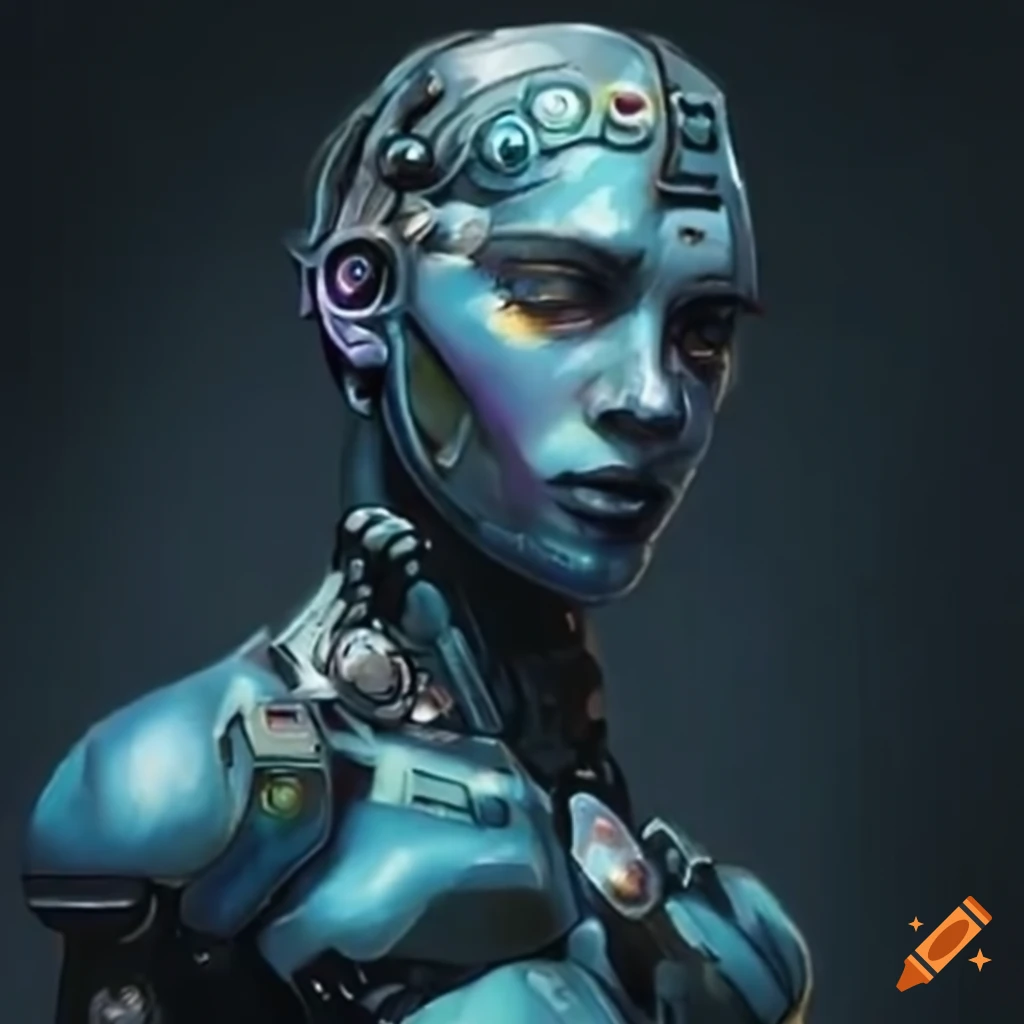 Cyborg concept design on Craiyon