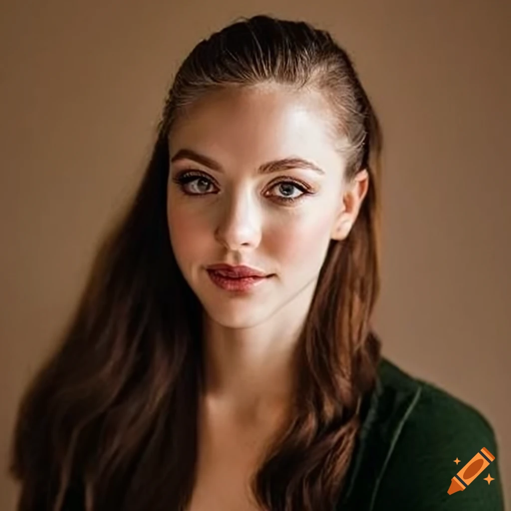 Close-up studio shot with intricate skin and hair texture on Craiyon