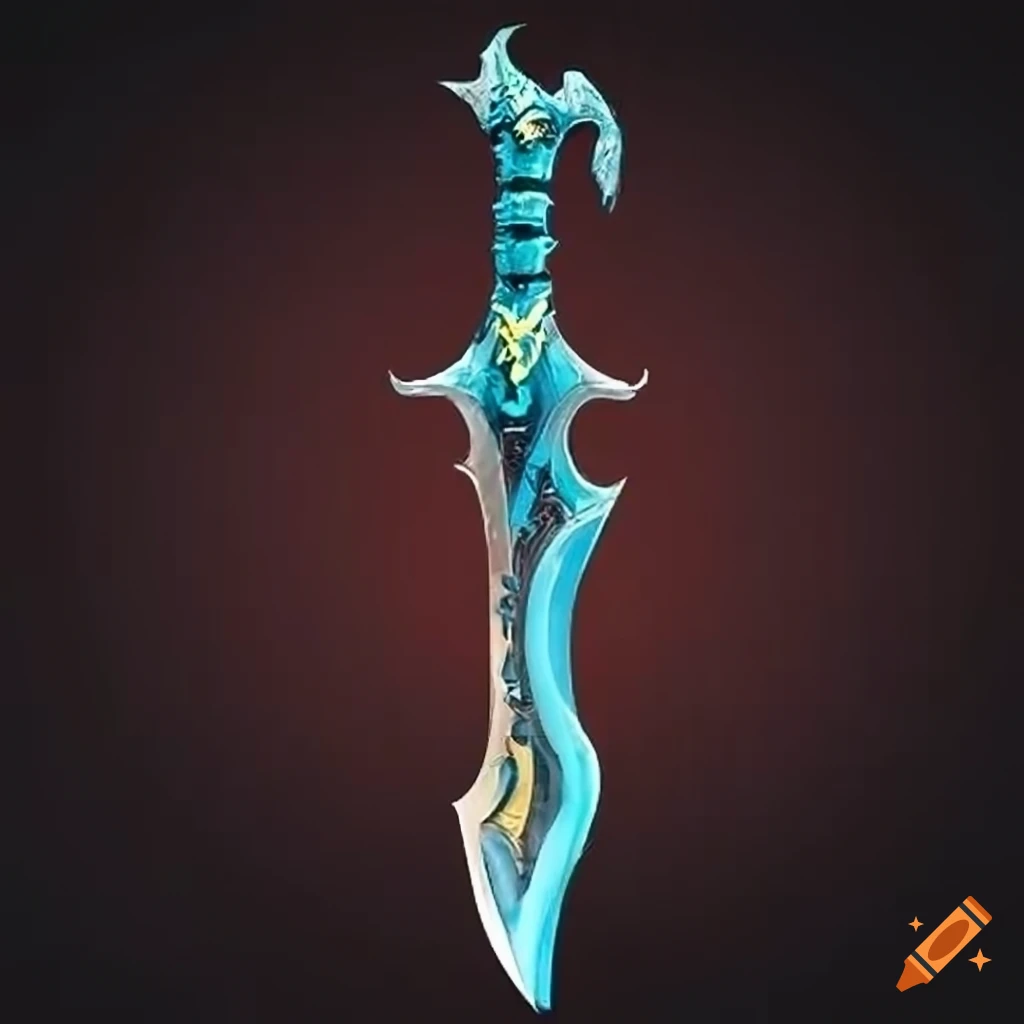 Mythic wave sword on Craiyon