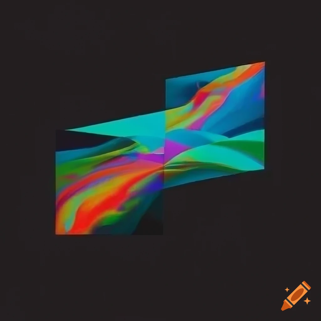 Abstract album cover on Craiyon