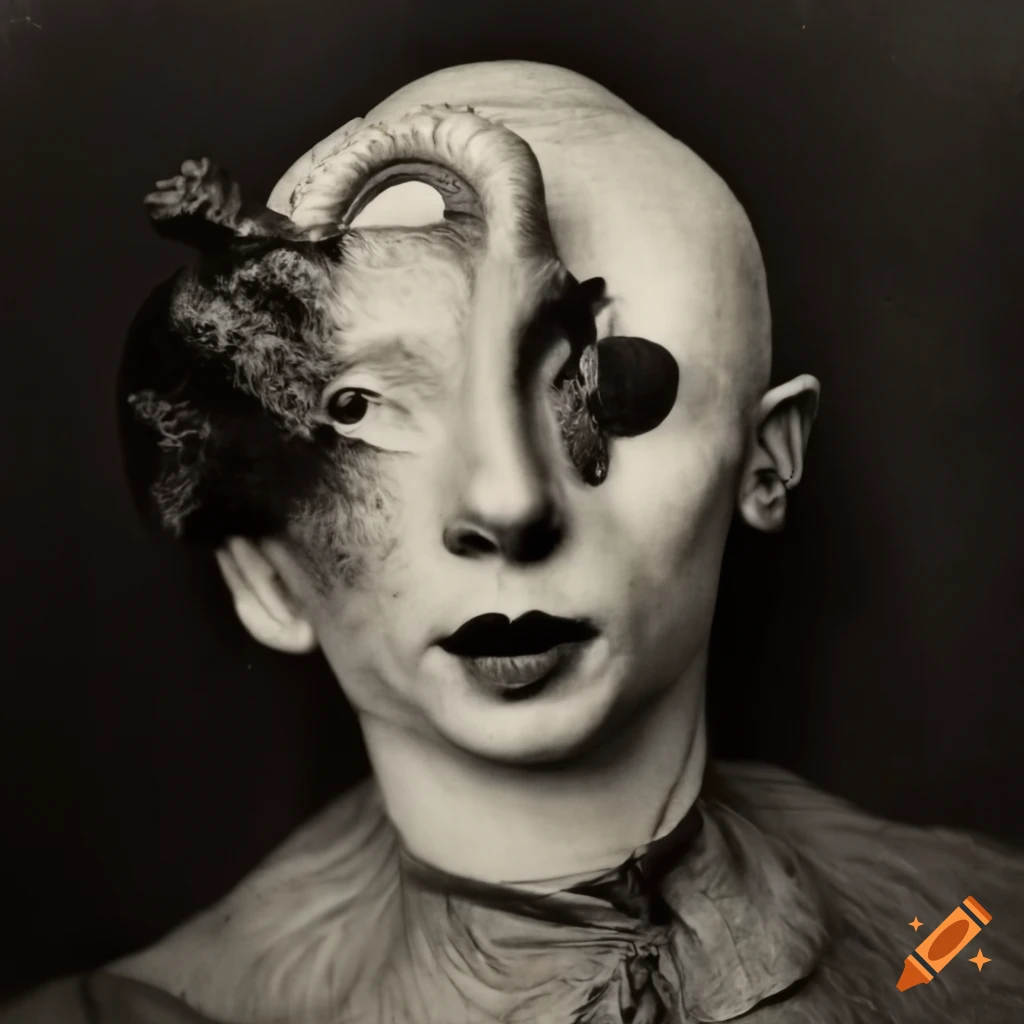 Vintage surreal black and white photo inspired by Hans Bellmer ...