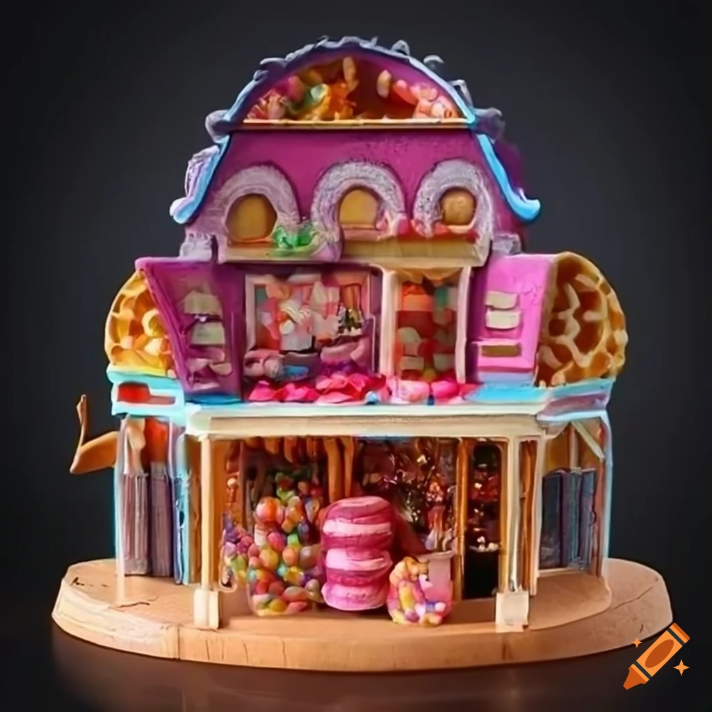 Candy diorama store on Craiyon