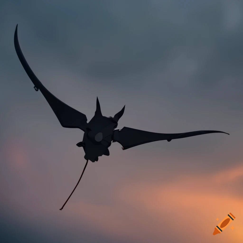 Logo design for batdrone fpv with a bat-shaped fpv drone against a ...