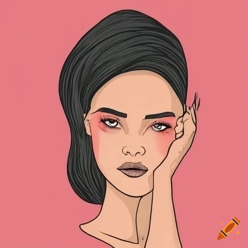 Intense gaze on Craiyon