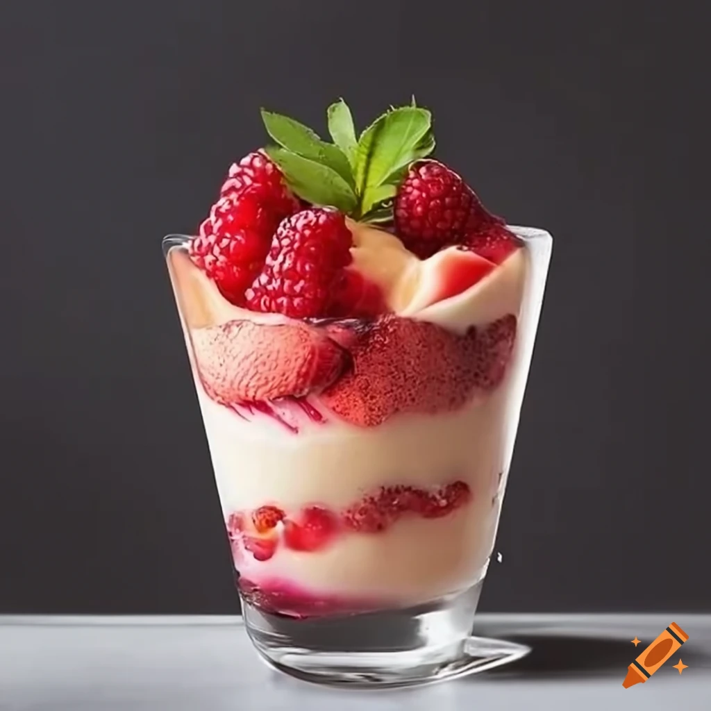 Mélange gourmand de fruits rouges et vanille crèmeuse on Craiyon