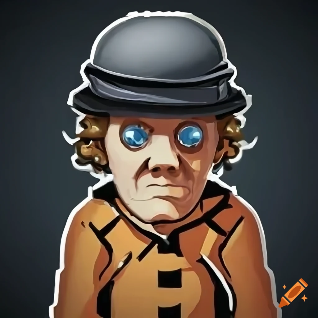 Clockwork orange nft artwork on Craiyon