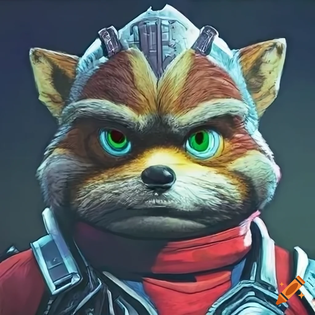 \'First person shooter\', Star Fox, James Gurney Norman Rockwell on Craiyon