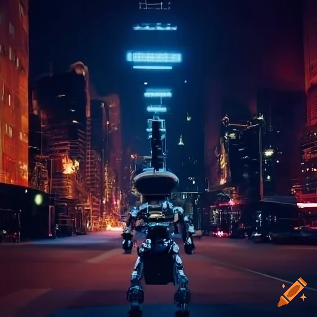 Robot code on Craiyon