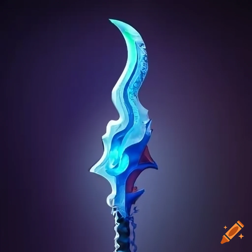 Mythic wave sword on Craiyon